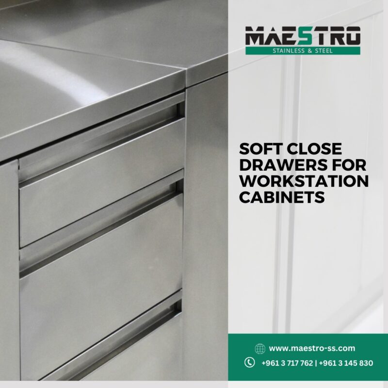 Soft Close Drawers For Workstation Cabinets - MAESTRO